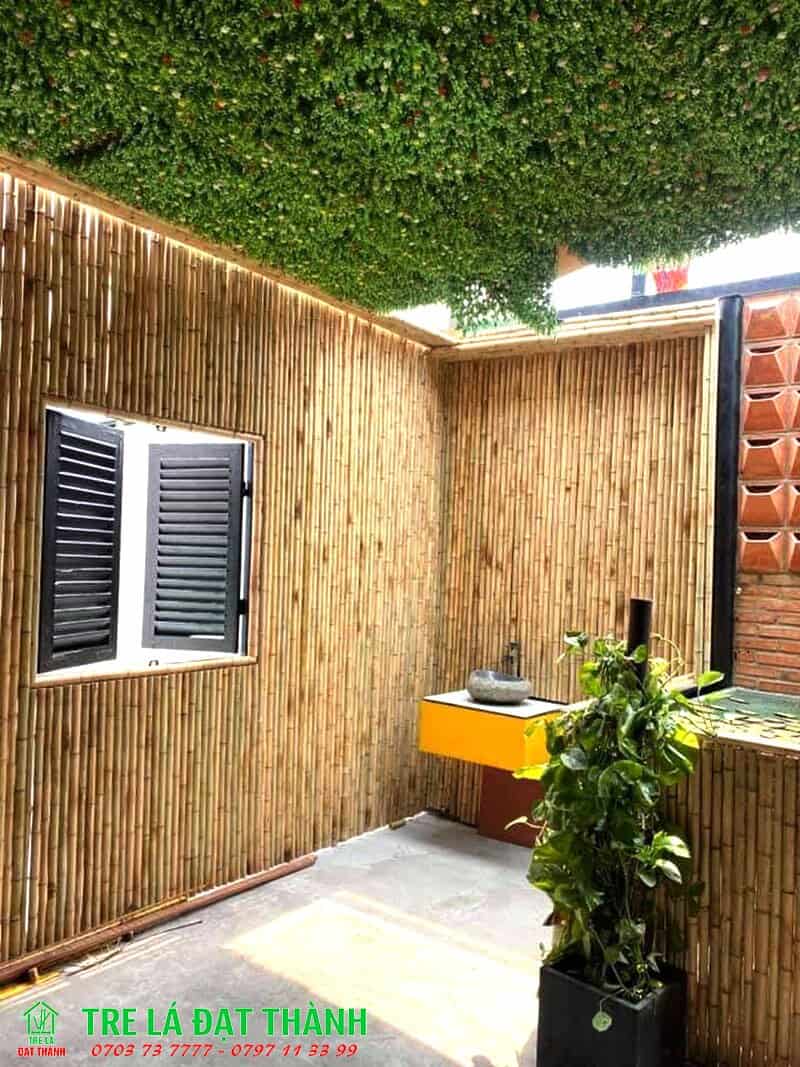 Thi Công Ốp Tường Tre Trúc Trang Trí Giá Rẻ Đẹp Mắt